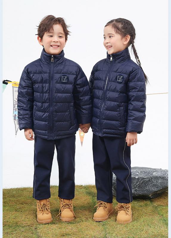 Children's Girls' Medium Weight Wind-Resistant,Water-Resistant Puffer ...